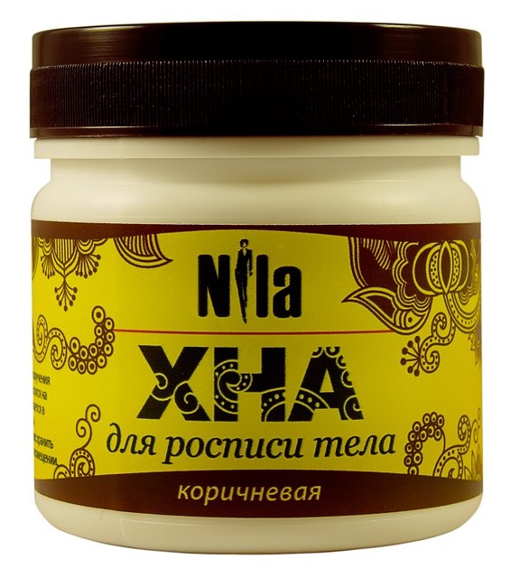 Купить Хна для тату и росписи тела Nila, коричневая. 100 гр, цена 204 ...
