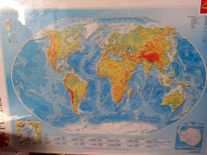 Купити Trefl, Фізична карта світу, 1000ел., ціна 250 ₴ - Prom.ua (ID ...