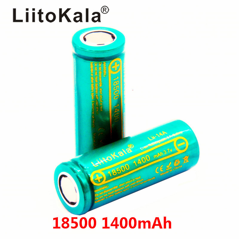 Аккумулятор 18500 Liitokala Lii-14A 3.7V 1400 mah Оригинал! Акумулятори ...