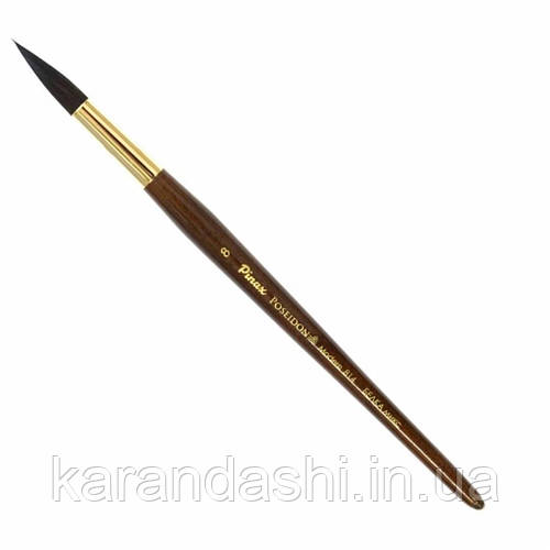 Кисть Pinax Poseidon Modern 814 БЕЛКА микс № 8 круглая, цена 602 грн ...