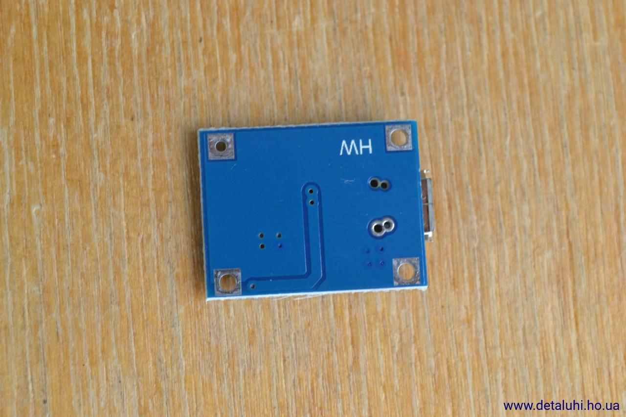 Плата зарядки 18650 литиевых батарей, micro USB, без защиты (ID ...
