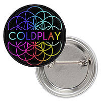 Купити Значок Coldplay (logo), ціна 33 ₴ - Prom.ua (ID# 1374932630)
