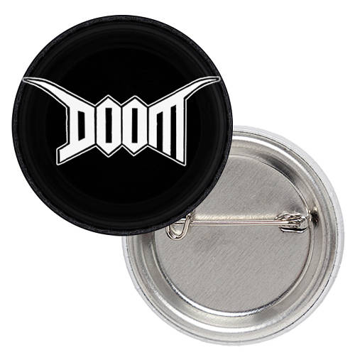 Значок Doom (logo) (ID#1374932663), ціна: 42 ₴, купити на Prom.ua