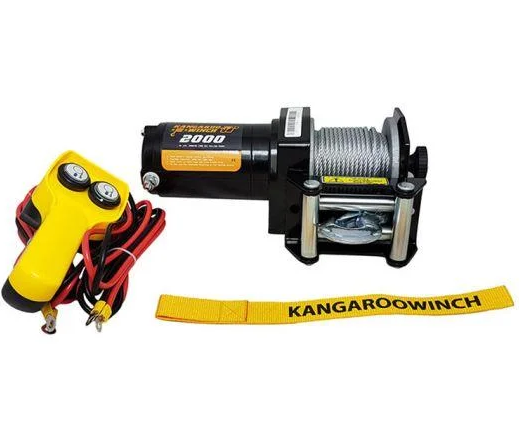 Лебідка електрична Kangaroowinch K2000E 12V і 0,907 т, електролебідка ...