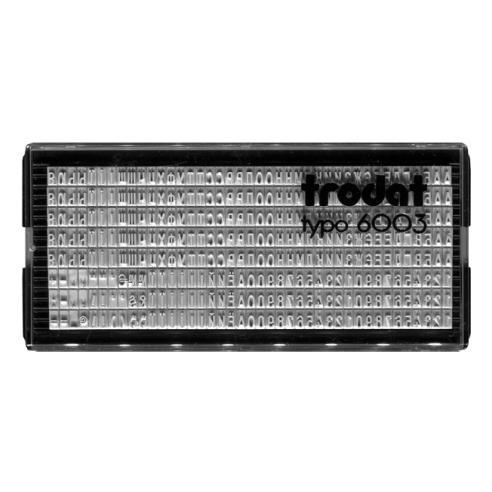 Набор букв и цифр 3 мм, Trodat 6003, купить Набор букв и цифр 3 мм ...