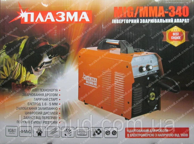 Напівавтомат Плазма MIG/ММА-340 (дисплей) (ID#1375168473), ціна: 5394 ...