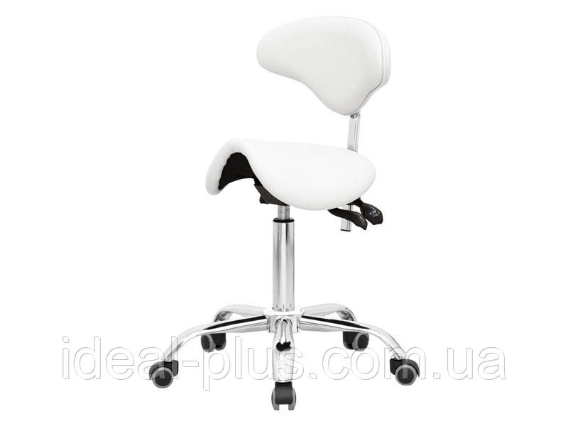 Стул седло косметологический со спинкой стулья мастера стульчик-седло ...