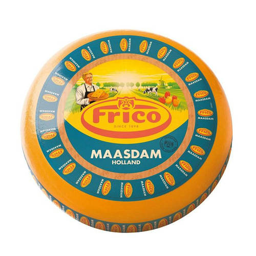 Купити Сир Маасдам "Maasdam Frico" 45% голова 12 kg, ціна 350 ₴ - Prom ...