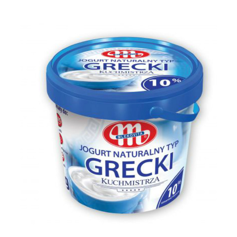 Йогурт греческий 10% "Mlekovita" ведро 1 kg купить в интернет-магазине ...