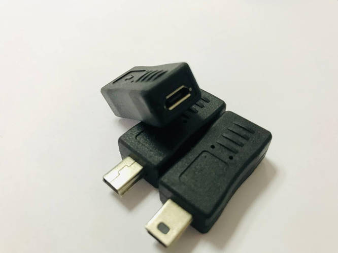 Переходник ( мама-папа) из micro USB в mini USB /мама-папа микро юсб на ...