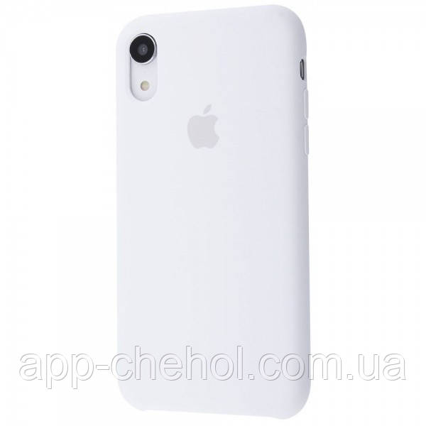 Чехол Silicone Case для iPhone XR White (силиконовый чехол белый ...
