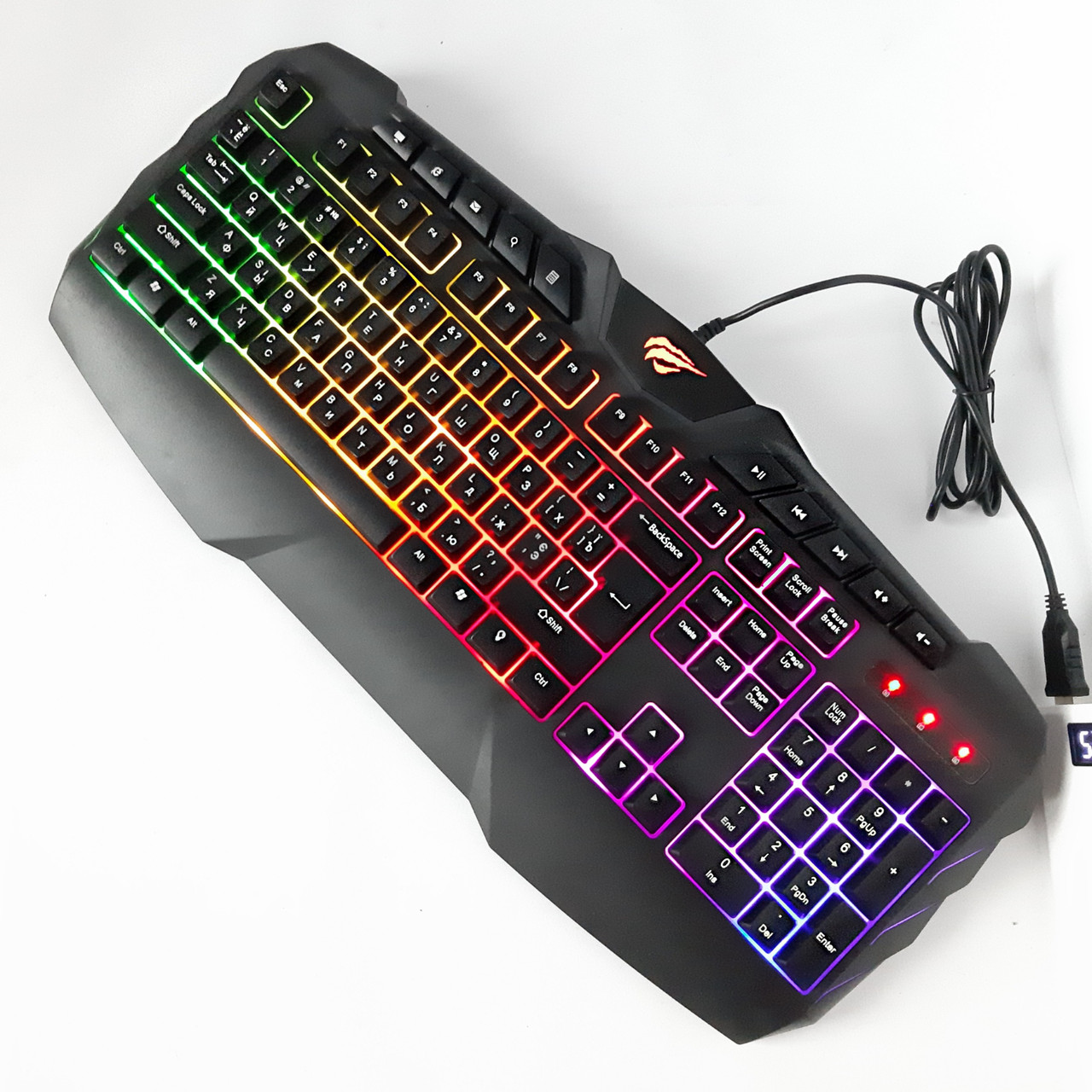 Игровая клавиатура HAVIT HV-KB465L / Клавиатура для компьютера пк ...