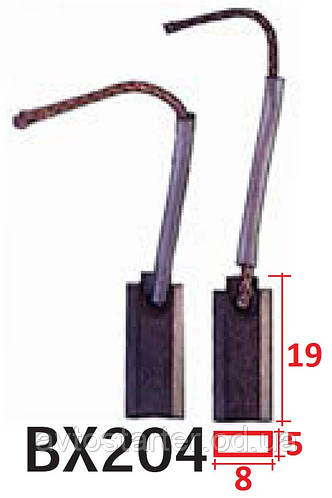 Щітки генератора MERCEDES 190 200 210 230 250 300 308 310 408 410 508 ...