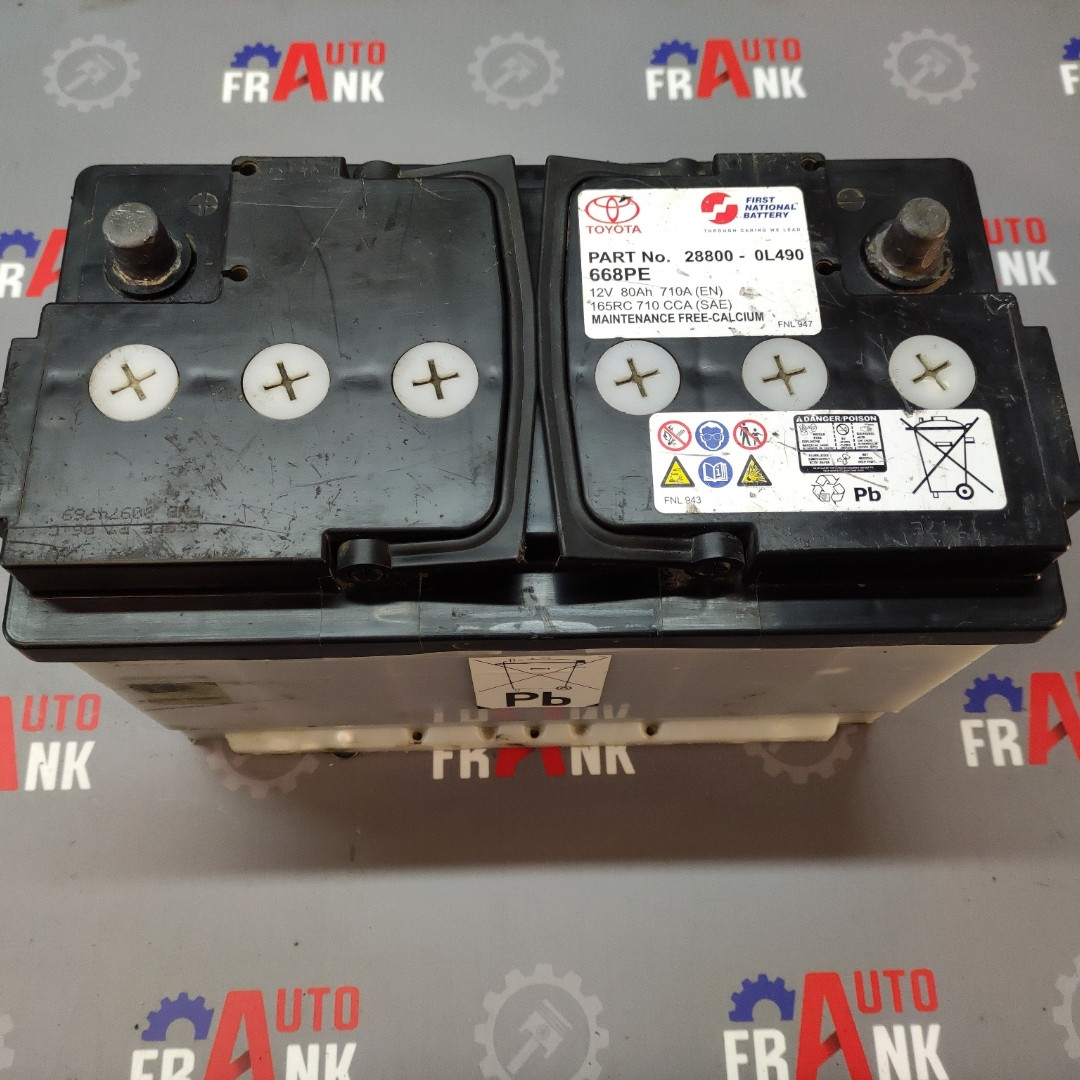 Аккумулятор, АКБ 80Ah/ 710A для Toyota 28800-0l490 (ID#1376569530 ...