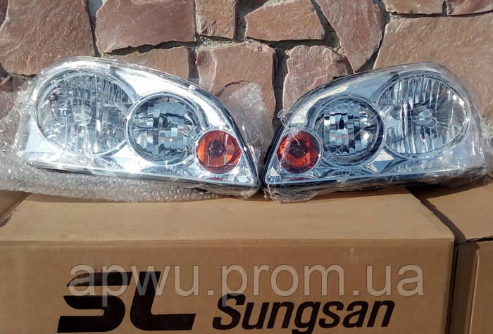 Фара Лачетті Chevrolet Lacetti елект.коррект SungSan (ID#2447356252 ...