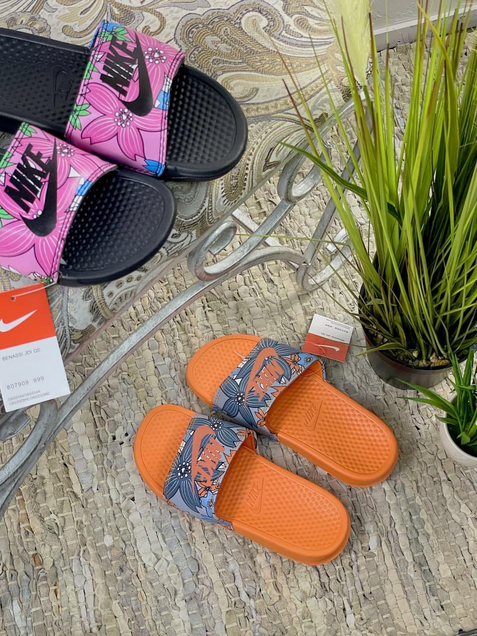 Женские Шлепанцы Найк Бенасси. Женские Летние Тапочки. Женские Тапочки ...
