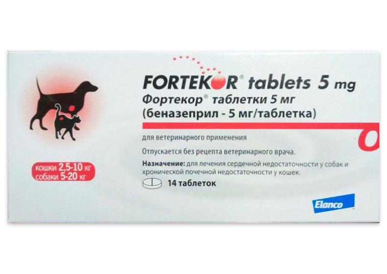 Фортекор 5 мг FORTEKOR для лікування серцево-судинної системи у собак ...