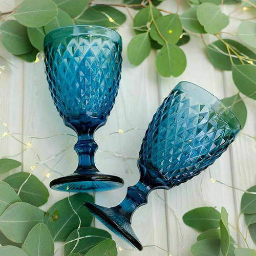 Купити Келихи для вина 300мл Кедр синій ціна 200 грн Prom Ua Id 1378001594