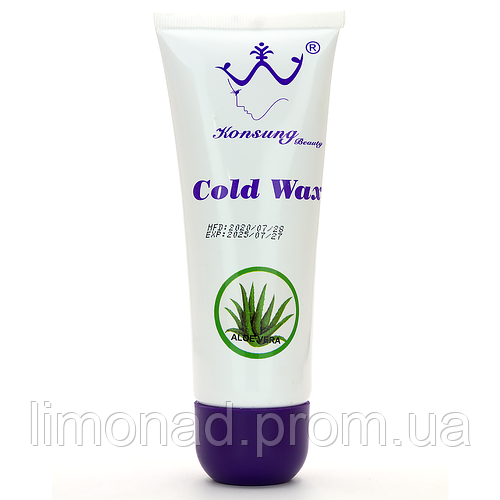 Холодный воск для депиляции в тюбике Konsung Cold Wax 180 г, Aloe Vera ...