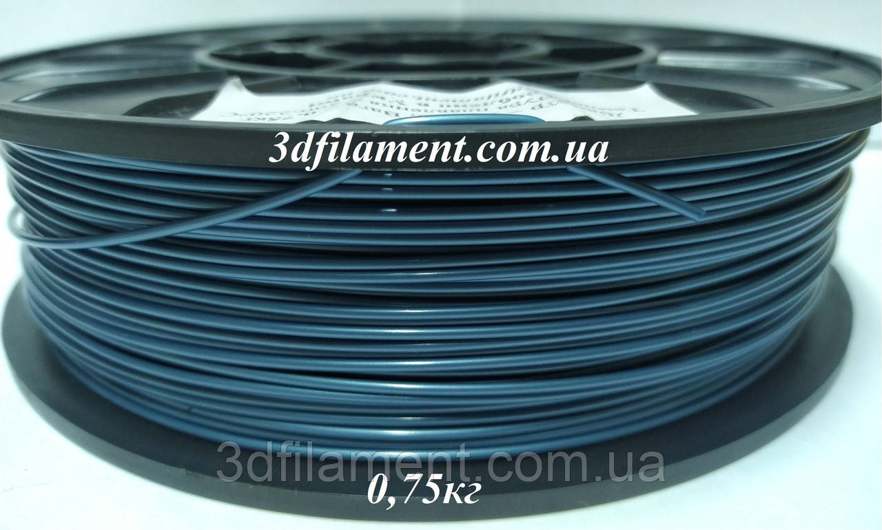 Пластик PLA (ПЛА) Синій Металік 1,75mm 0,75кг — Купить Недорого на Bigl ...