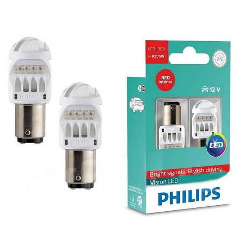 Лампочка Philips 12V P21W BA15s 12839-01B LED RED (ID#1379089127), цена ...