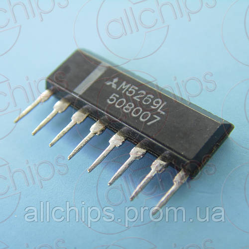 Купить Драйвер 2 канала Mitsubishi M5269L SIP8 б/у, цена 134.31 ...