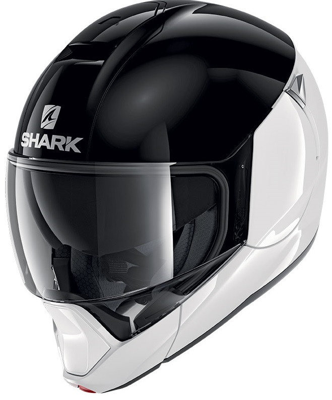 Мотошлем модуляр Shark Evojet Dual черный/белый, M, цена 14630 грн ...