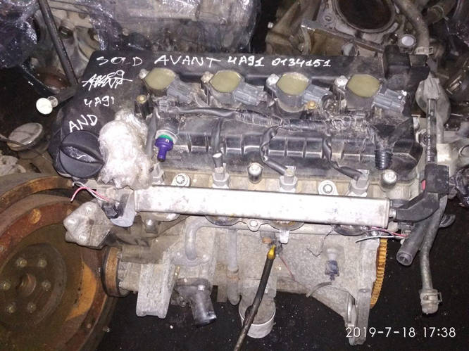 Двигатель 4A91 Mitsubishi Lancer X Colt 1.5 MN131520 MN195773 MN195783 ...