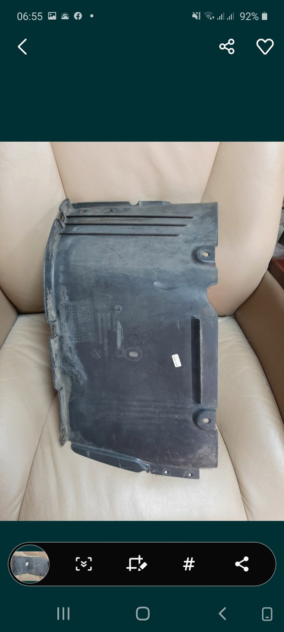 Купить Кожух колесной ниши передний правый 51717136684 BMW 7 серии Е 65 ...