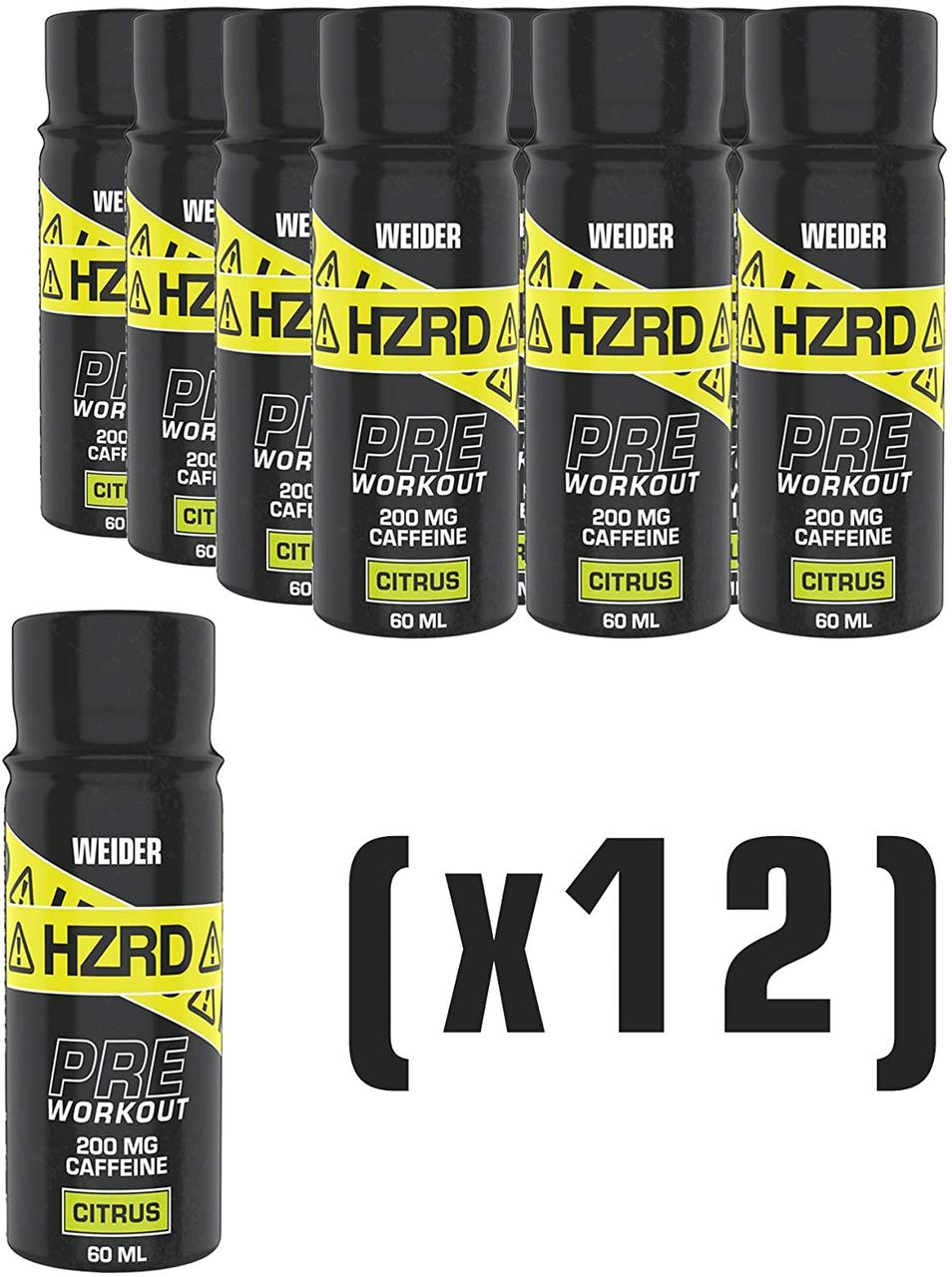 Купить Weider HZRD Pre-Workout Shot 12x60ml в Киеве и Украине