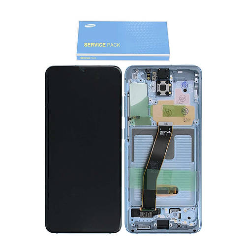 Купить Дисплей Samsung G980 Galaxy S20 с сенсором Голубой Light Blue ...