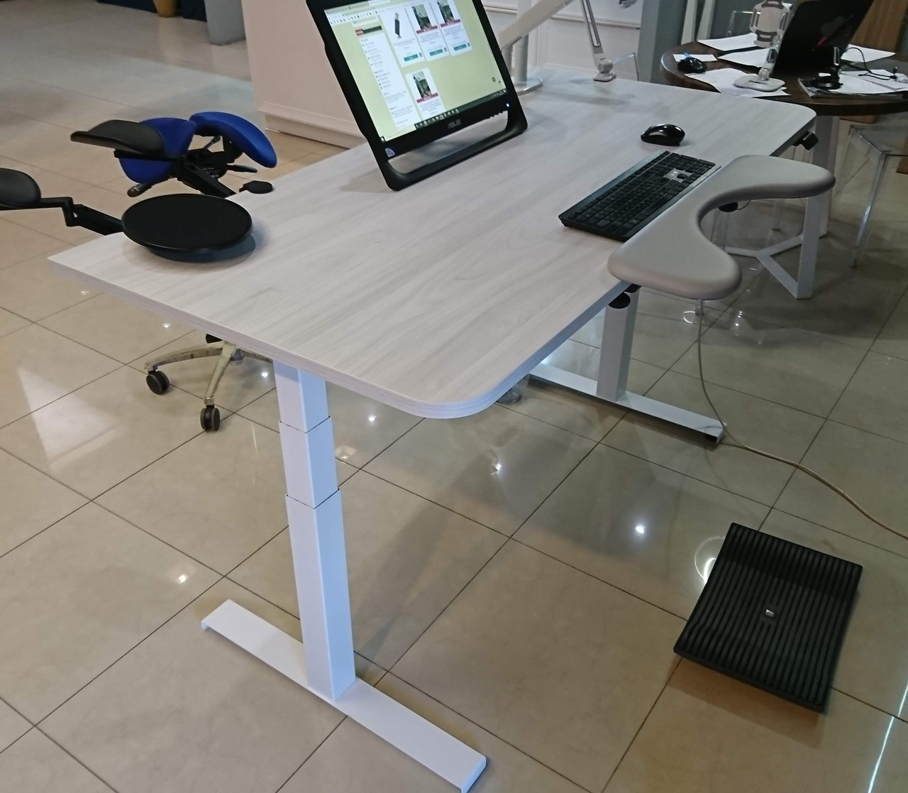 Рама LINAK Compact Білий для двомоторного smart столу з Bluetooth ...