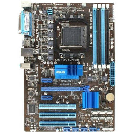Материнская плата ASUS M5A87 Socket AM3+ (б/у) +планка: продаж, ціна у ...