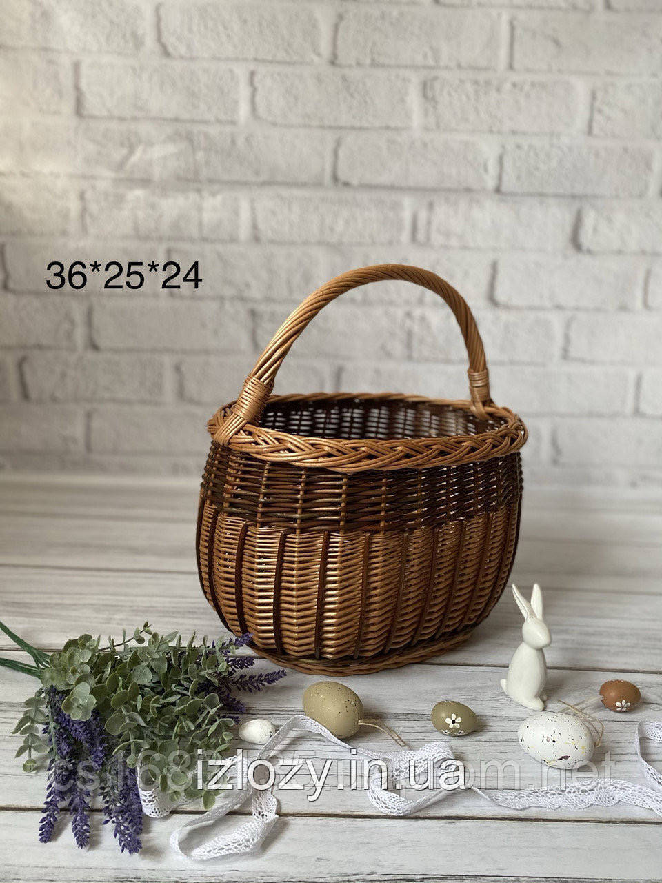 Плетеные Корзины Из Цельной Лозы — Купить Недорого на Bigl.ua (505436261)