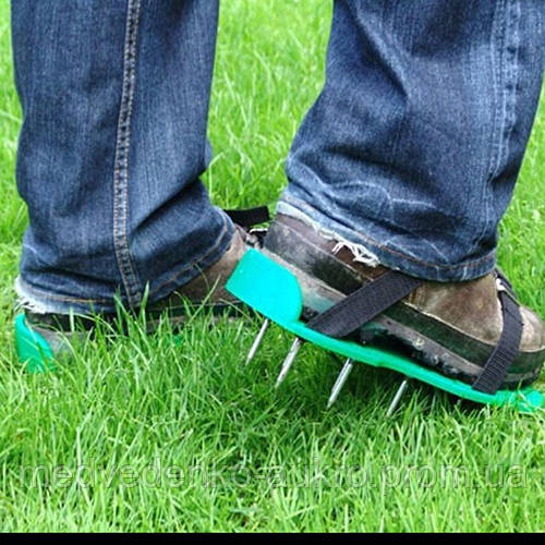 Аэратор для газона ножной, шипованный для обуви 1711, цена 280 грн ...