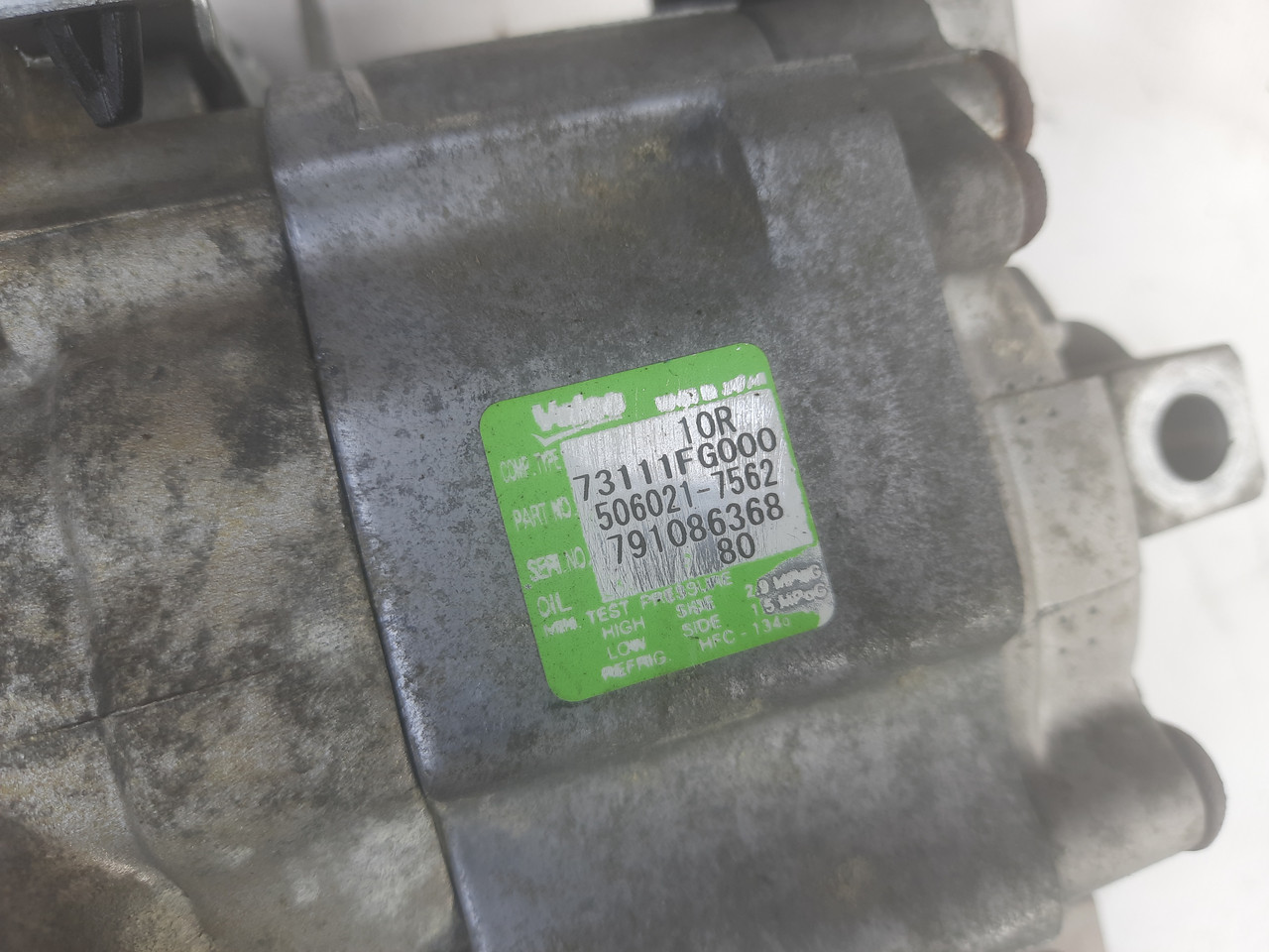 Компрессор кондиционера Subaru Forester S11 S12 Impreza G12 G22 WRX ...