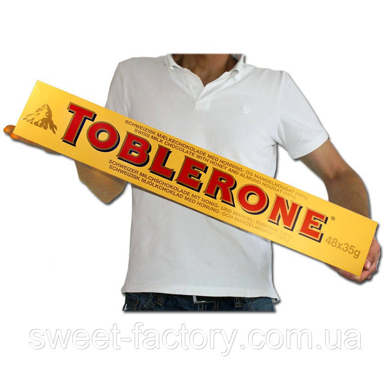 Toblerone Milk Chocolate Giant Bar 48s 1680g: продажа, цена в Чернигове ...