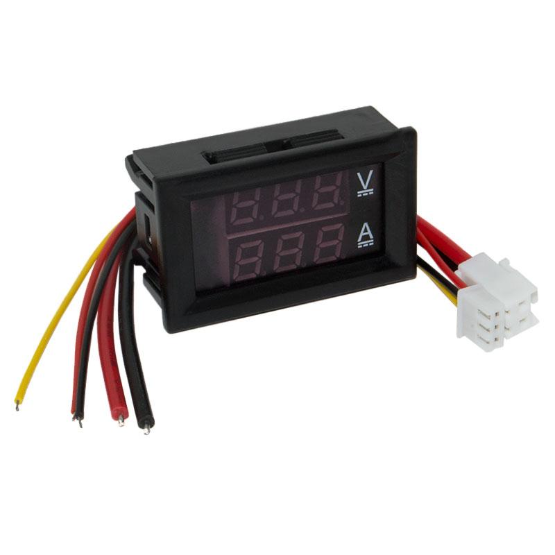 Амперметр-вольтметр цифровой 1 ампер 100 вольт: продажа, цена в ...