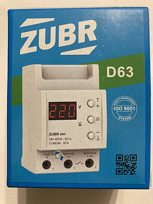 Защита от перенапряжения ZUBR D63, цена: 1370 ₴, купить на Prom.ua