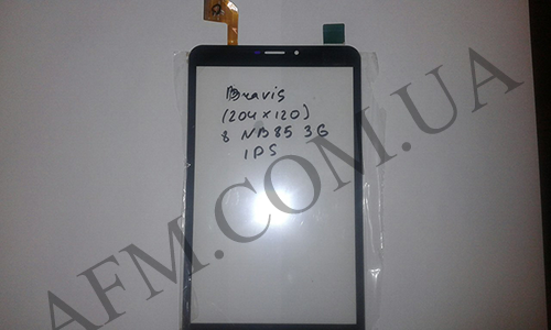 Сенсор (Touch Screen) Bravis (204*120) NB85 3G IPS Тип 3 51 Pin (HK80DR2840) Чёрный — Купить ...