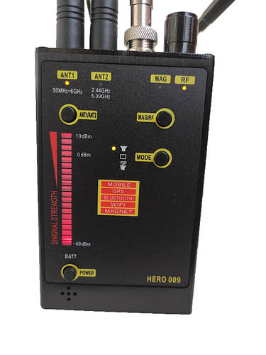 Детектор жучків прослушки, прихованих камер, gps трекерів gps маячків ...