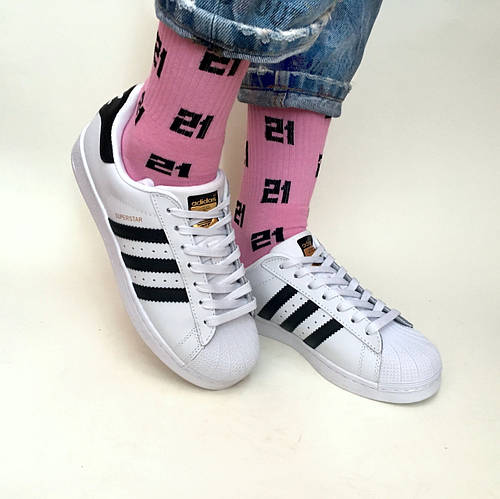 Женские кроссовки Adidas Superstar / Кеды Адидас Суперстар белые ...