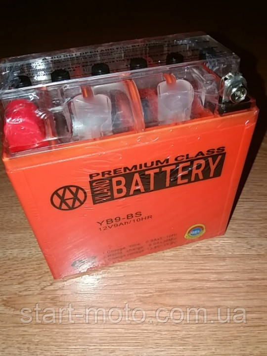 Аккумулятор 12V 9Ah Гелевый Mod:YB9-BS (L137*W76*134) Фирма VLAND 2021 ...