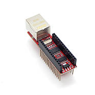 Сетевой модуль Arduino Nano ENC28J60 Ethermet shield V1.0: продажа ...