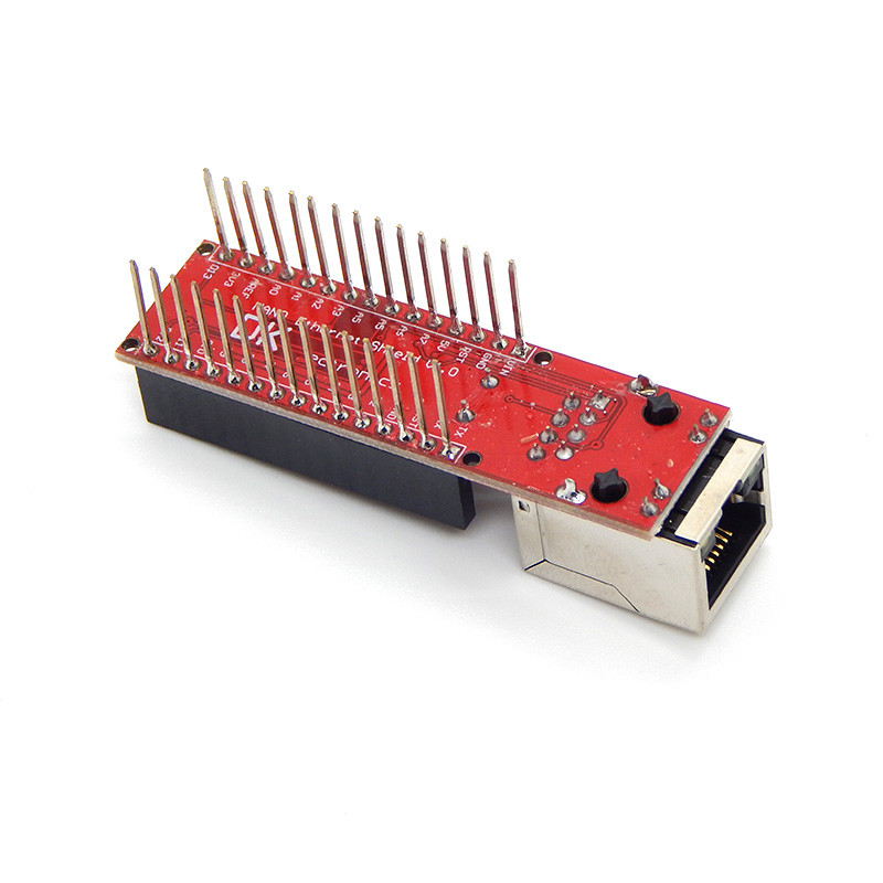 Купить Сетевой модуль Arduino Nano ENC28J60 Ethermet shield V1.0, цена ...