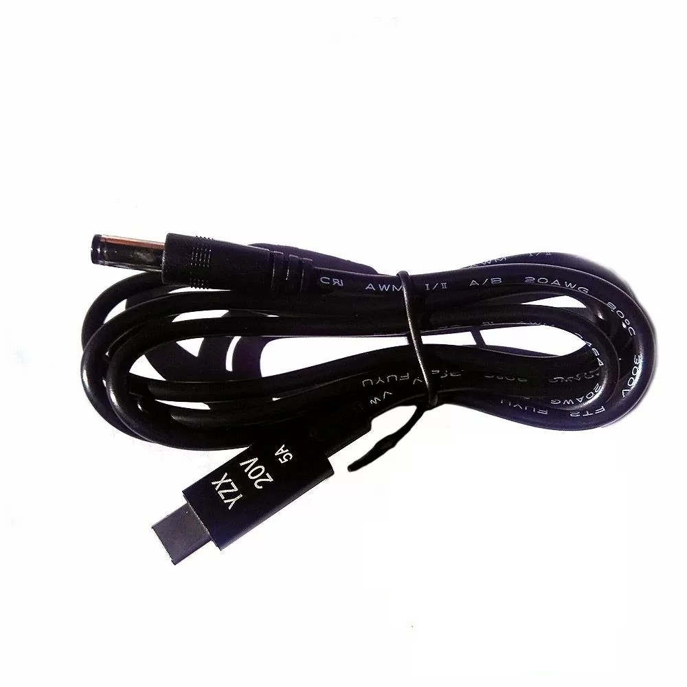 Купити Кабель-адаптер USB Type-C на DC5525 з тригером і чипом E-Marker ...