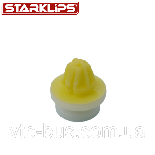 Клипса крепления внутренней обшивки жёлто-белая на Renault Trafic (2001 ...