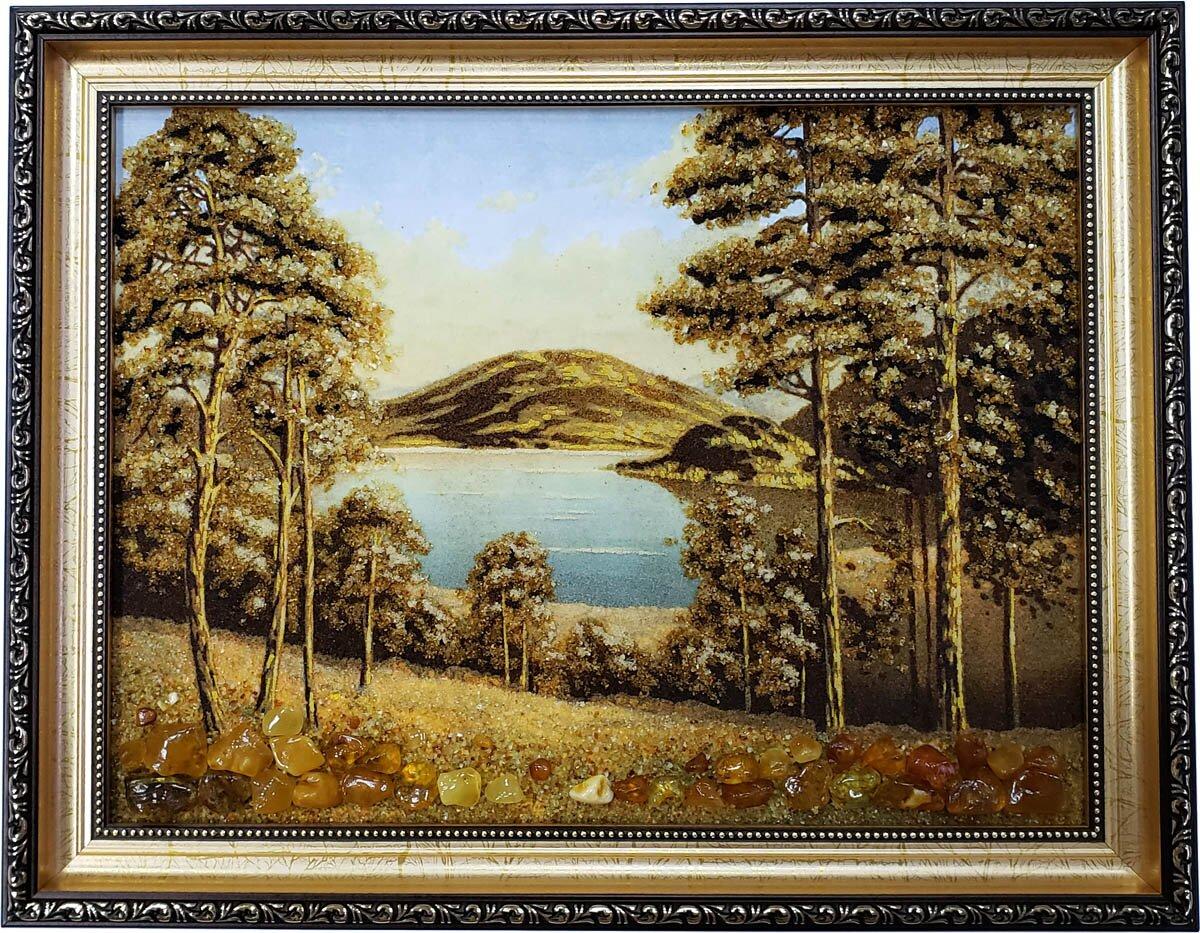 Картина Из Янтаря "Природа" (37 X 47 См) BK0026 — Купить Недорого на ...