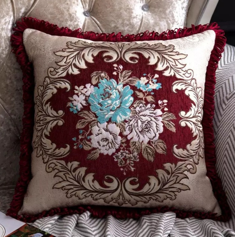 Декоративная Гобеленовая Наволочка с Велюром — Купить Недорого на Bigl ...