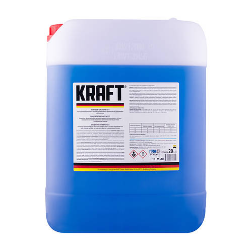Охлаждающая жидкость KRAFT G11 Blue концентрат, 20л (KF122) (ID ...